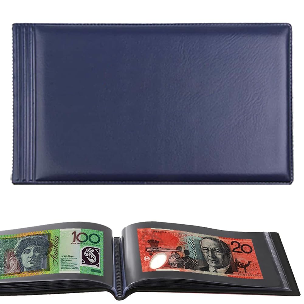 Banknotes Album Collection Storage Currency Holder Pocket Paper Money ...