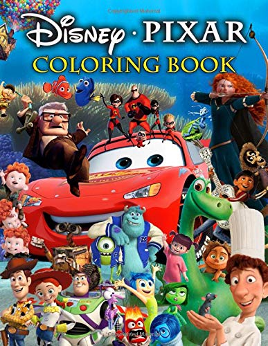 Buy Pixar Coloring Book: Ideal Coloring Books For All Fan Of Pixar ...
