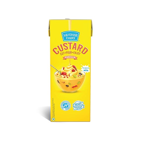 Mother Dairy Custard | Ready to Eat |, 200ml : Amazon.in: Grocery ...
