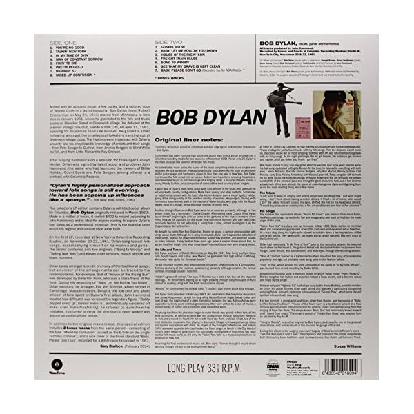 Bob Dylan Debut Album