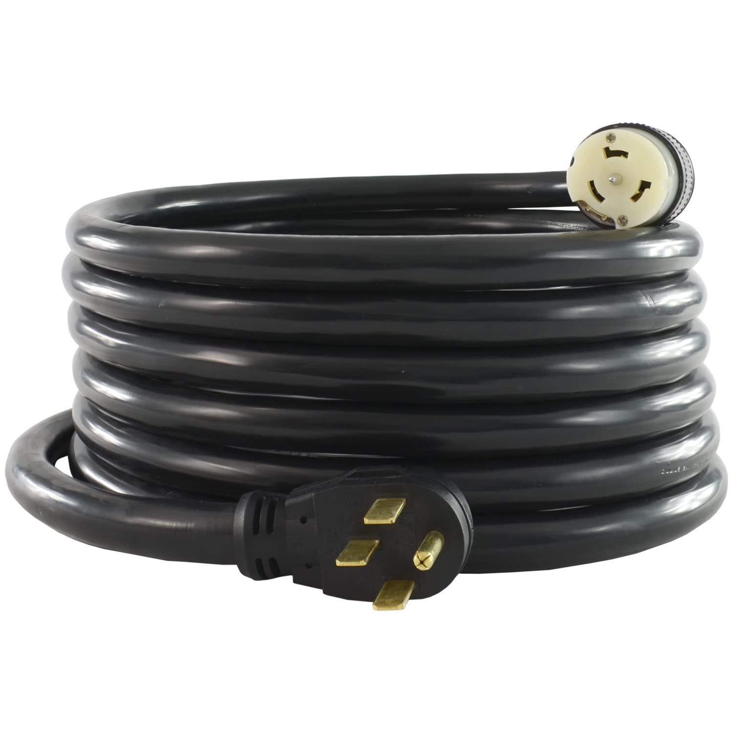 Amazon.com: Conntek 1450SS2-25 50 Amp Temp Power Generator Cord, 25 ...
