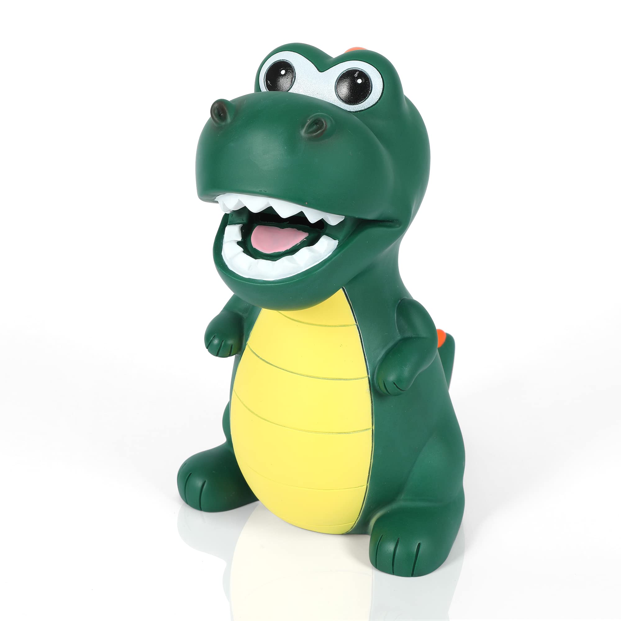 Amazon.com : H&W Eating Money Tyrannosaurus Rex Money Bank (Green ...