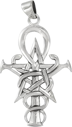 Amazon.com: Moonlight Mysteries Sterling Silver Symbol Of Wizardry ...