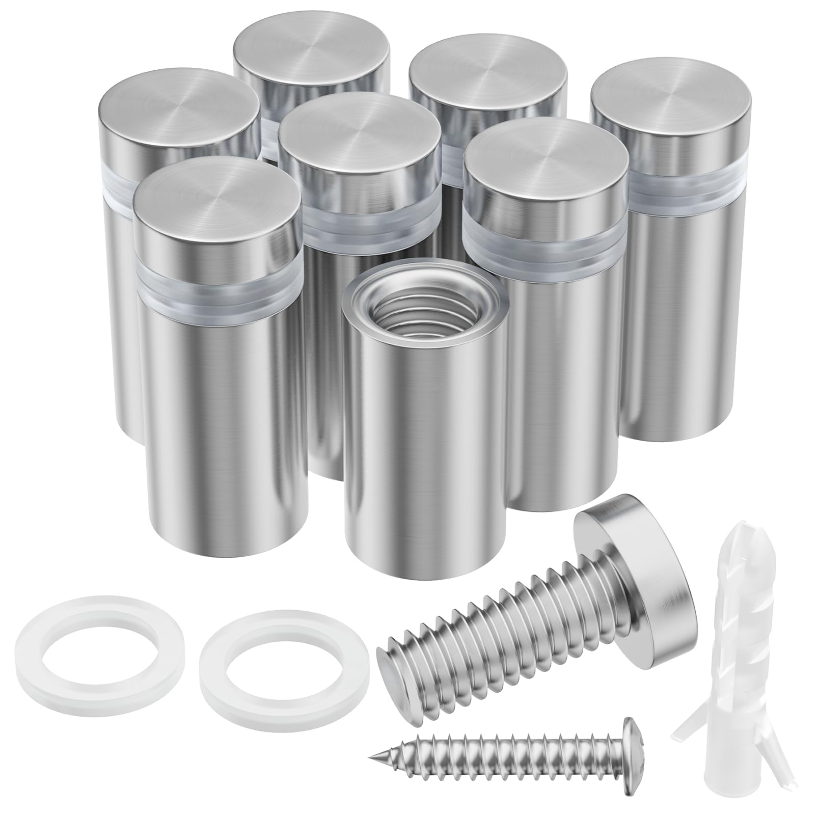 Snapklik.com : LuckIn 8 Pack Standoff Screws For Acrylic
