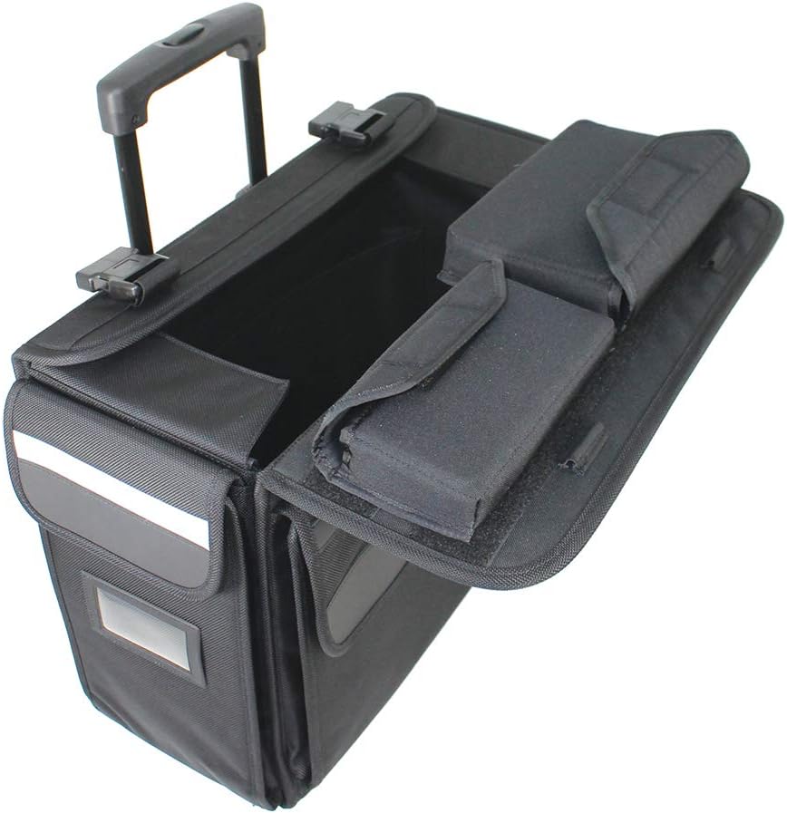 Amazon.com: CrewGear BALLISTIC NYLON ROLLING FLIGHT CASE ON WHEELS ...