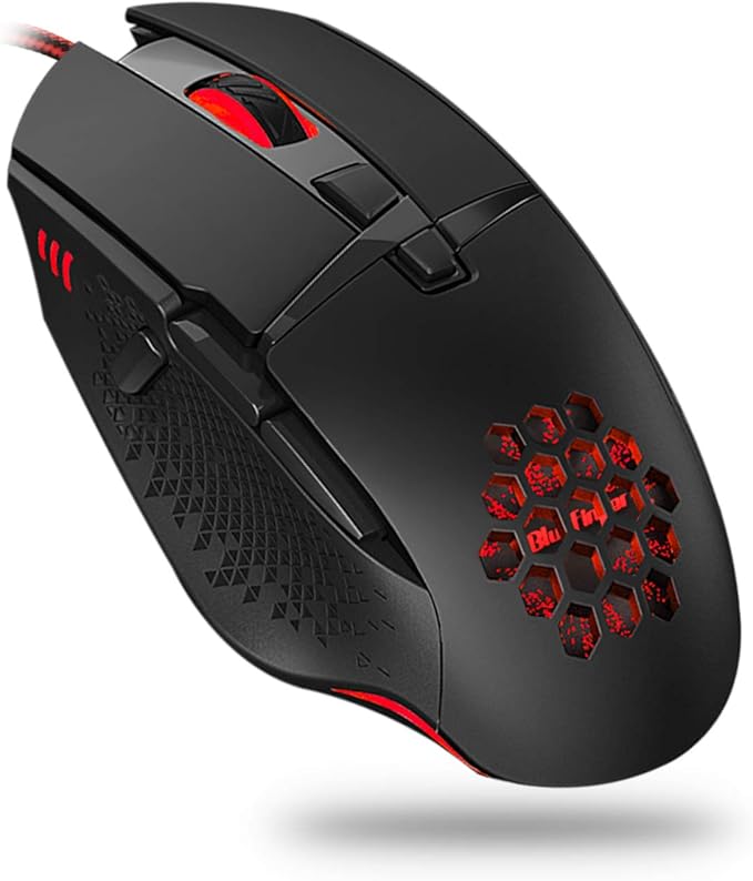 BlueFinger Wired Gaming Mouse, RGB Backlit Gaming Mouse with 8 ...
