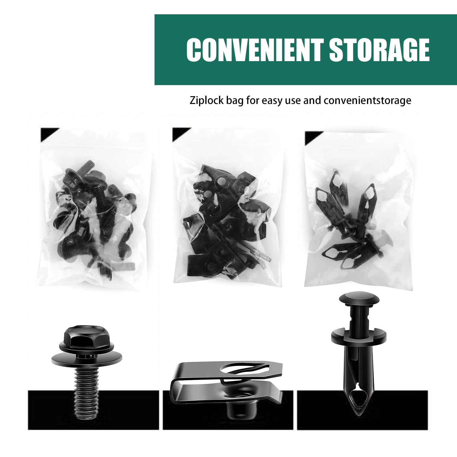 Snapklik.com : Nowkont Car Fender Liner Push Retainer Bolts Kit, 35 PCS ...