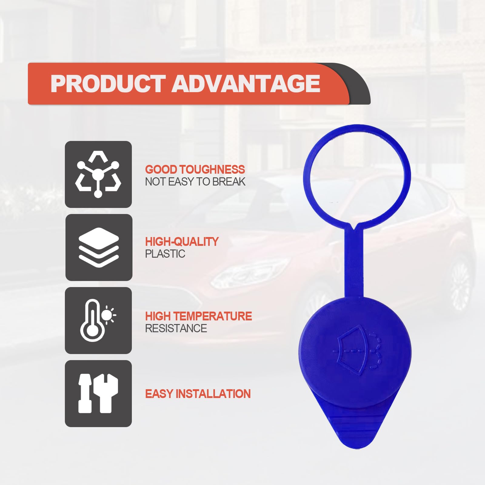 Snapklik.com : Windshield Wiper Washer Reservoir Fluid Tank Cap Wiper ...