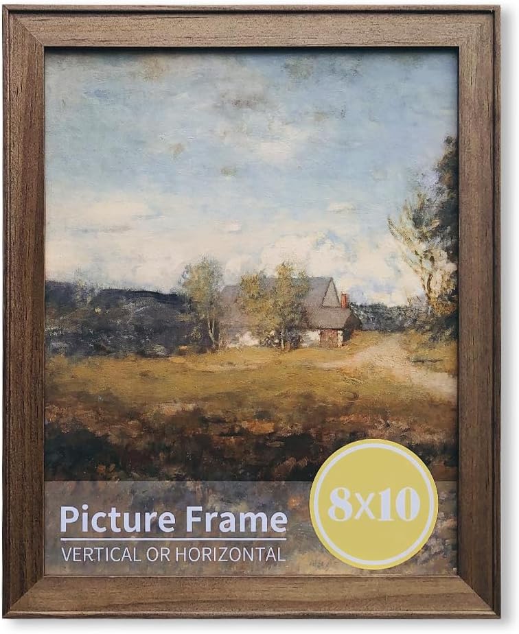Amazon.com - YUMKNOW 8x10 Solid Wood Photo Frame - Brown Modern ...