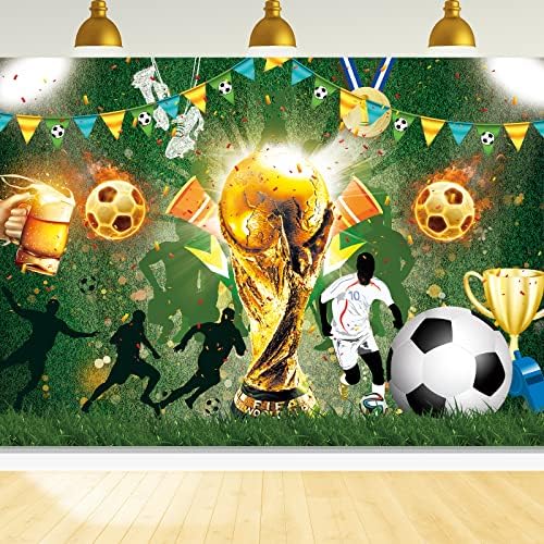 Amazon.com : Soccer Backdrop,7x5FT Football Backdrop World Cup Backdrop ...