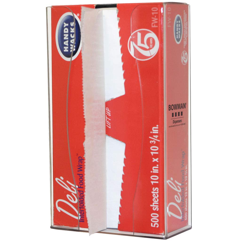 Wax Paper Dispenser Holds One Box Deli Wax Paper Sheets Two Way wax-paper-dispenser-holds-one-box-deli-wax-paper-sheets-two-way