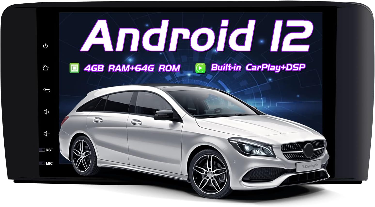 Autoradio Android 12 pour Mercedes Benz GL ML Class W164 X164 ML350 ...