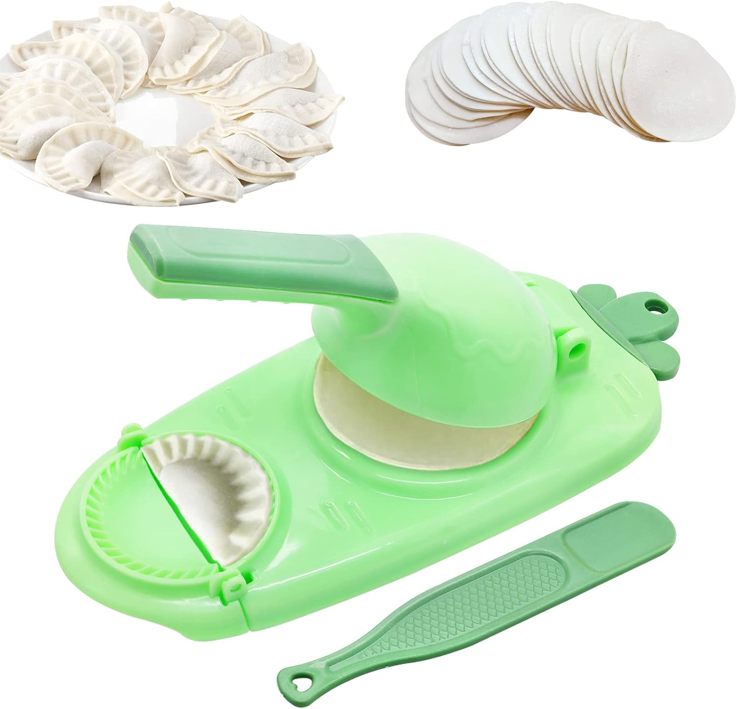 2 in 1 Dumpling Maker, ICEBLUEOR Manual Dumpling Maker Machine, Kitchen ...
