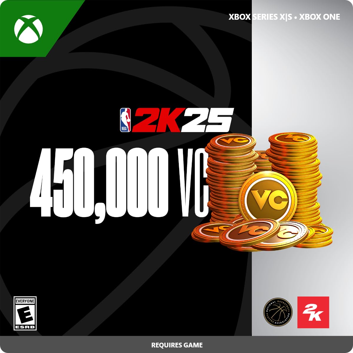 Amazon.com: NBA 2K25: 450,000 Virtual Currency Pack - Xbox [Digital Code]