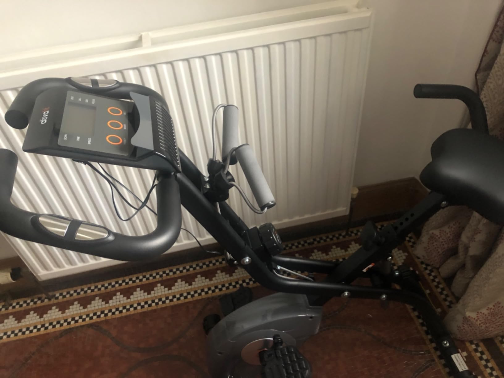 ATIVAFIT Exercise Bike Foldable Fitness Bike Magnetic Foldable Indoor ...