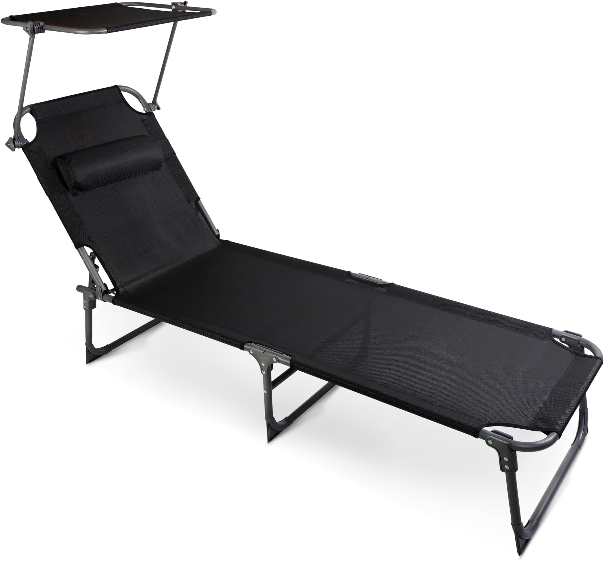 SUNMER Sun Loungers Recliners, Deluxe Garden Day Bed, Folding Outdoor ...