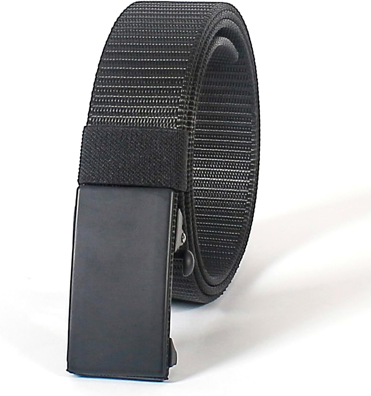 VGXOUE Men's nylon ratchet web belt, 1.25 inch automatic buckle ...