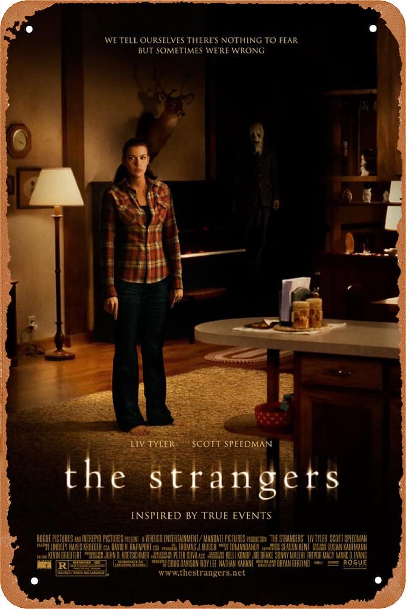 Amazon.com : The Strangers Movie Poster Horror Movie Tin Sign Retro ...