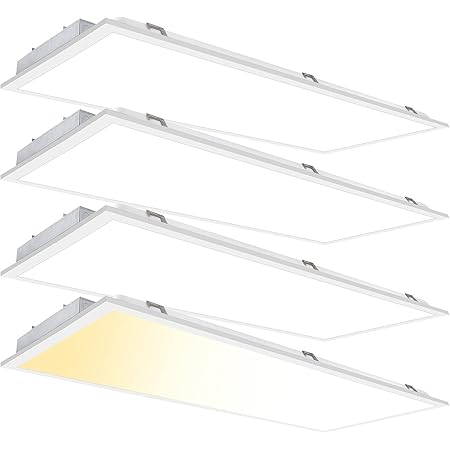 LED ENERGY PLUS 2X4 LED Flat Panel Light with Emergency Battery Backup ...