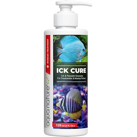 Buy AquaNature Fish Ick Cure Treats Fish Ick & Parasite Disease for ...