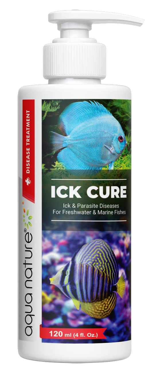 AquaNature® Fish Ick Cure Treats Fish Ick & Parasite Disease for Fresh ...