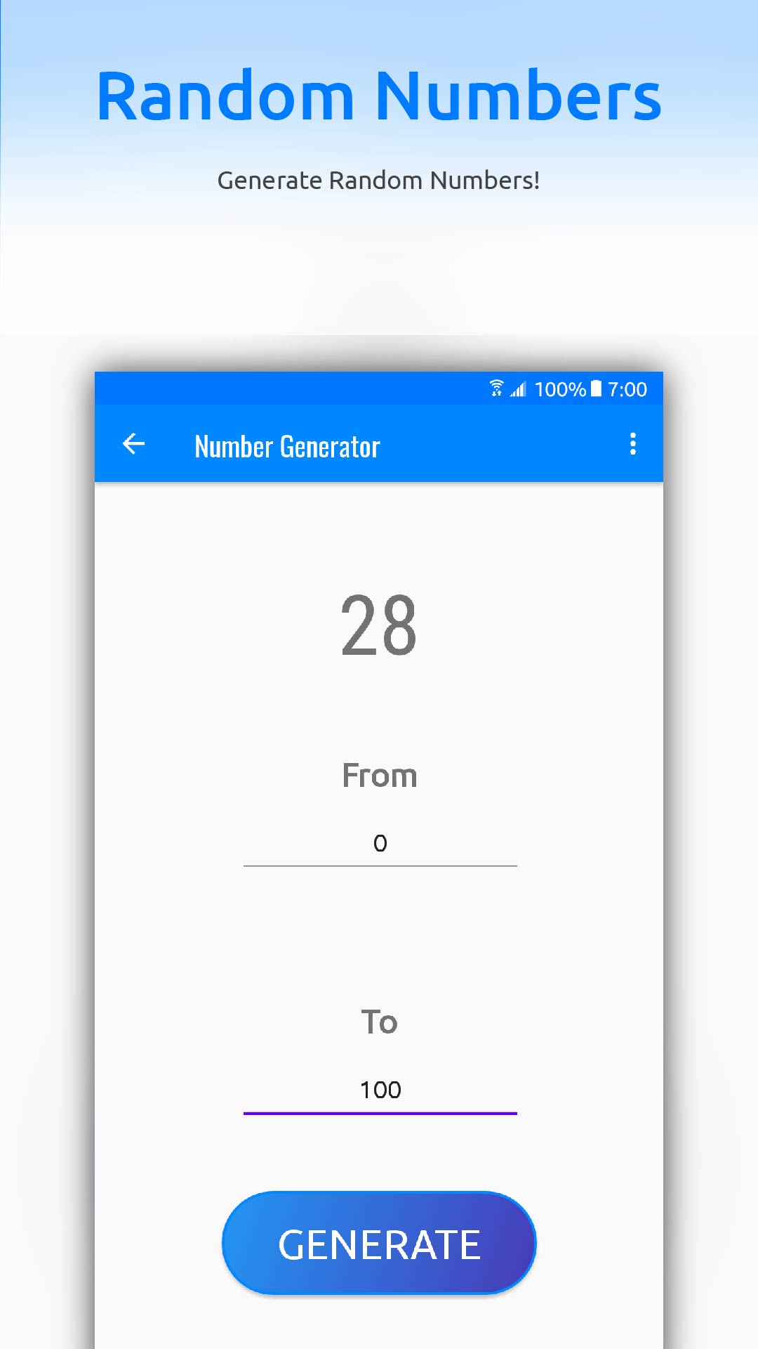 Aplicación Randomizer - Random Number Generator en Amazon Appstore