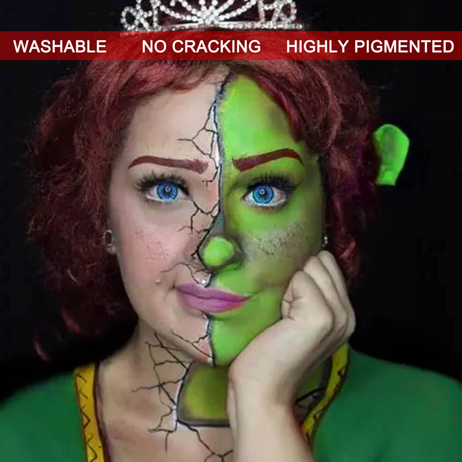 Poison Ivy Face Paint