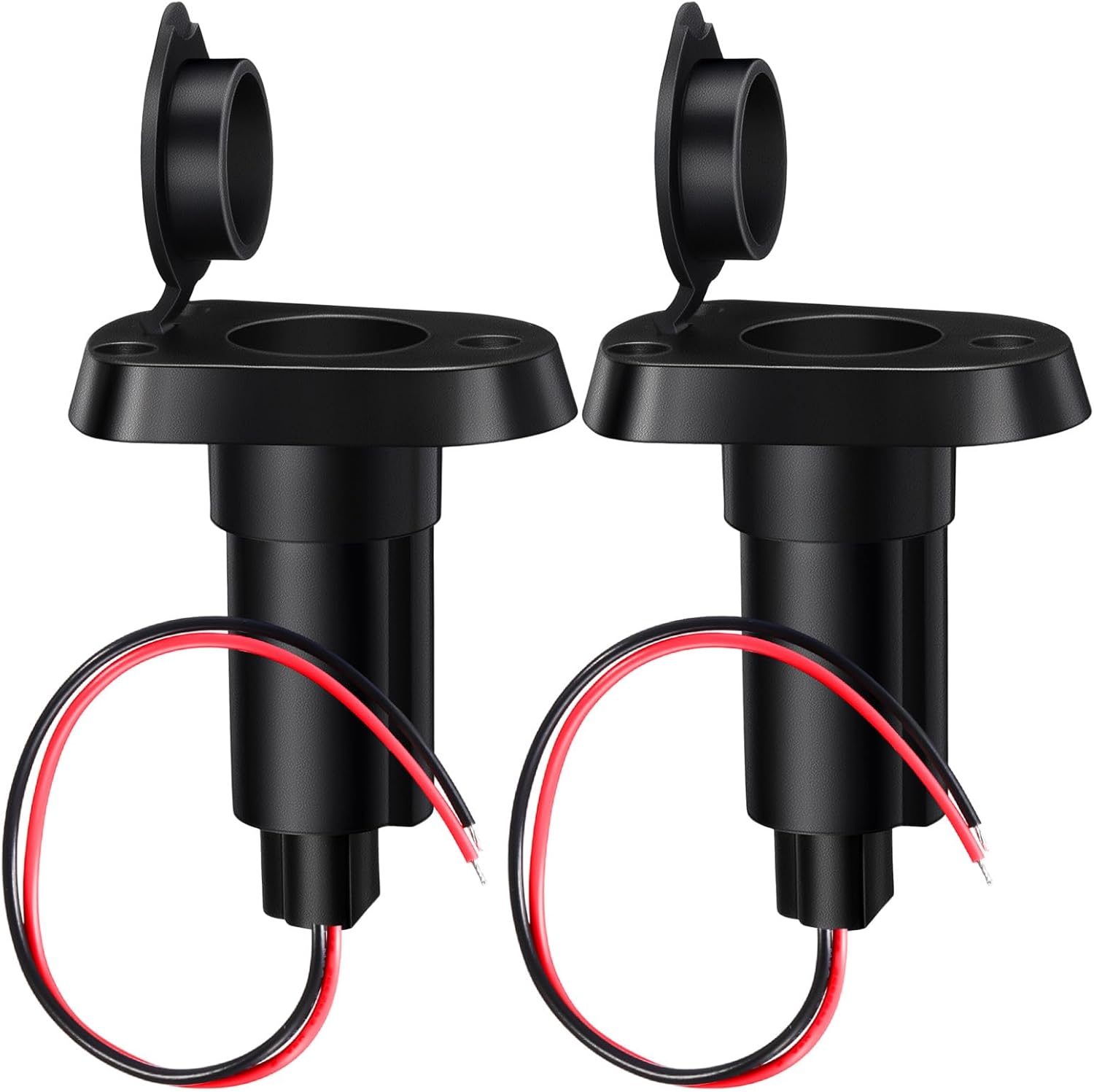 Amazon.com : Mimorou 2 Pack Boat Light Top Socket Plug-in Pole Base 2 ...