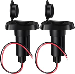 Amazon.com : Mimorou 2 Pack Boat Light Top Socket Plug-in Pole Base 2 ...