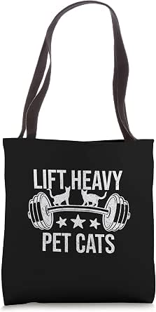 Amazon.com: Lift Heavy Pet Cats Bodybuilding Weightlifting Cat Lover ...