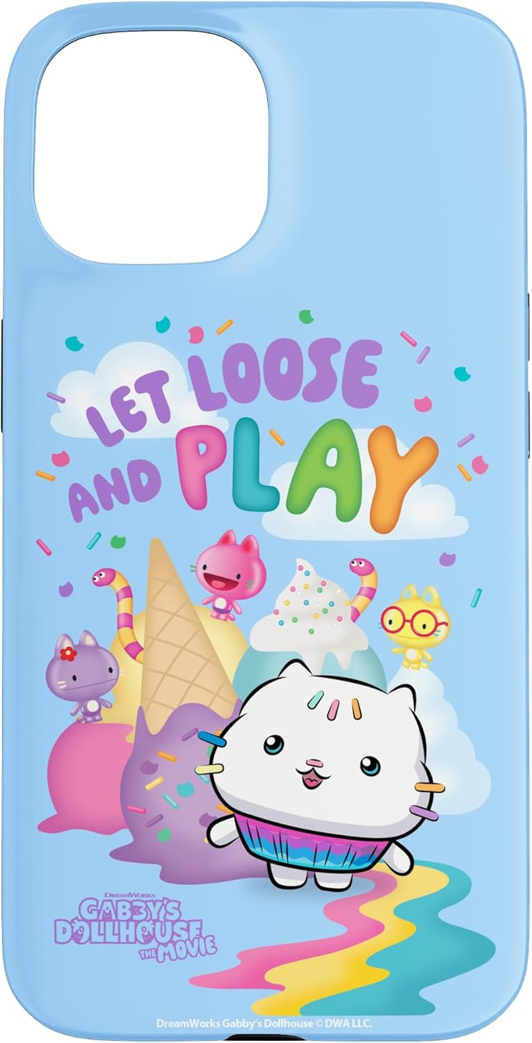 Amazon.co.jp: DreamWorks ギャビーのドールハウスThe Movie Let Loose And Play スマホケース ...