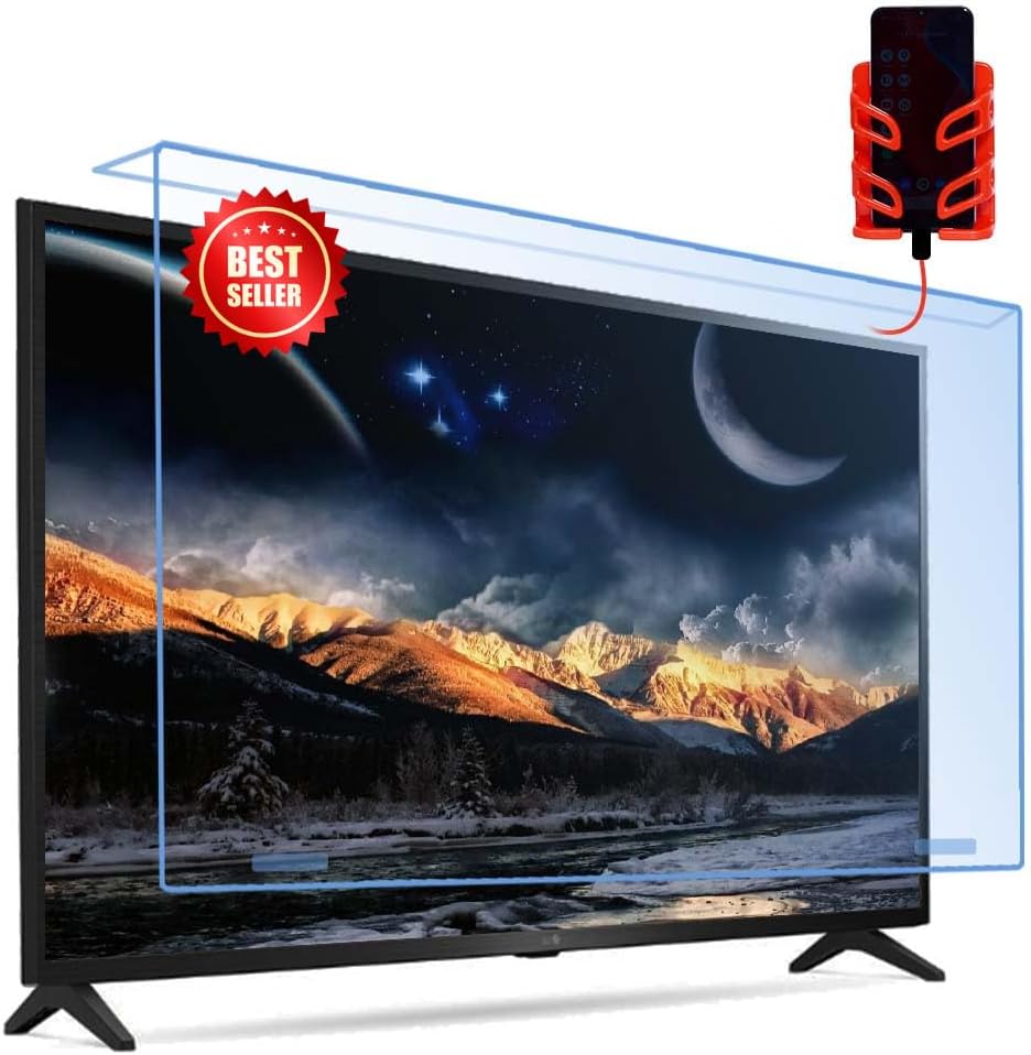 55 inches Vizomax TV Screen Protector for LCD, LED, OLED & QLED 4K HDTV ...
