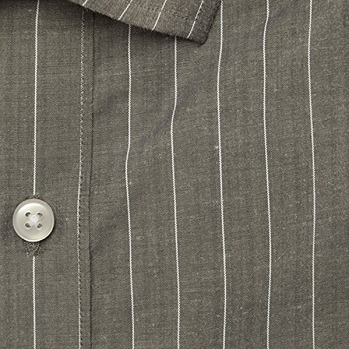 Buy Today's Men Men's Formal Shirt Double Fused Collar (Grey) at Amazon.in