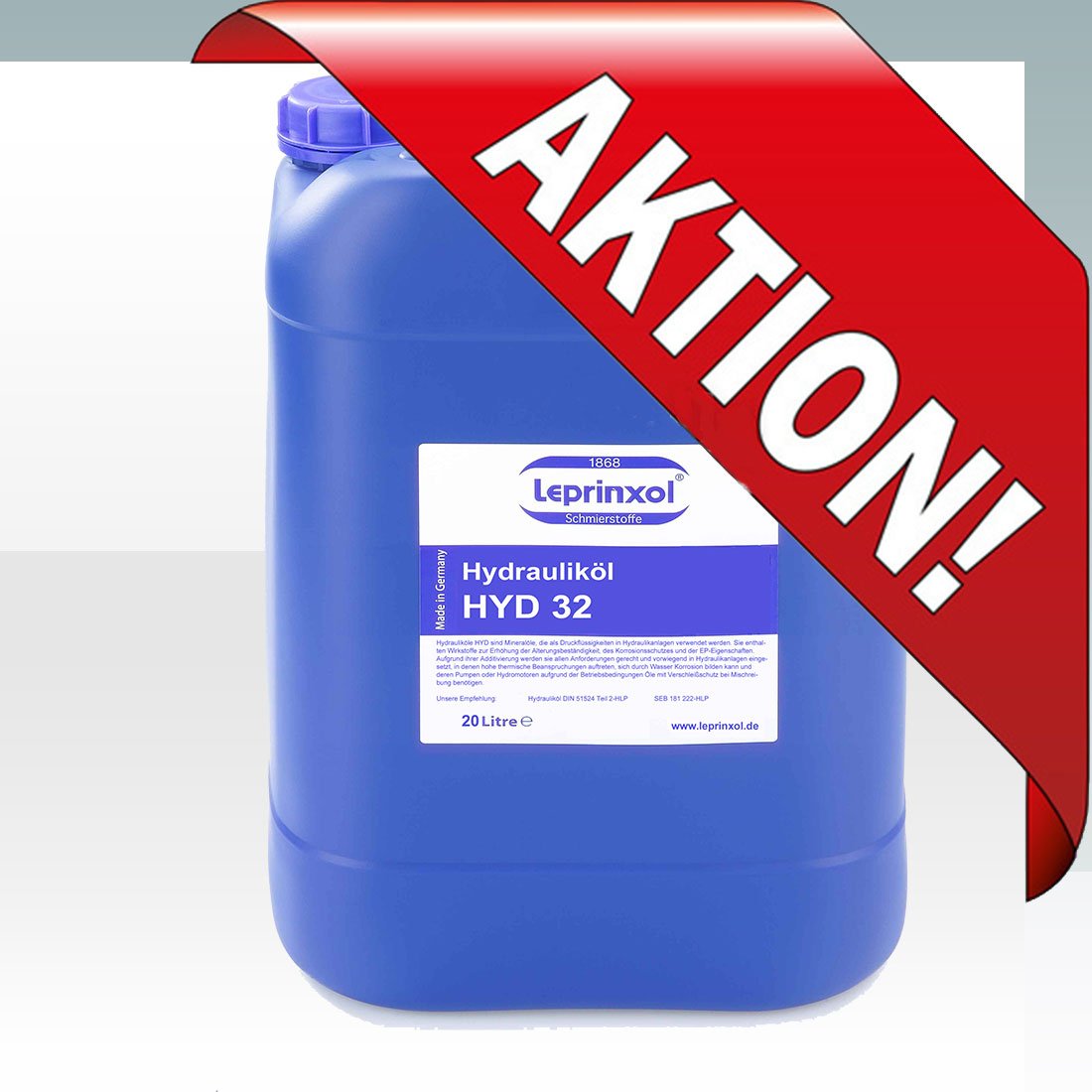 Buy 20L HYD 32 Leprinxol Hydraulic Fluid. The hydraulic oil HLP 32 ...