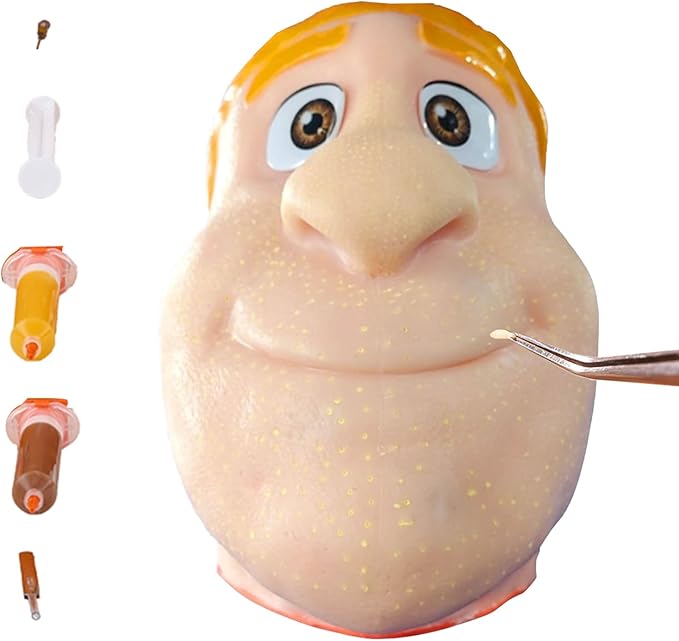 Amazon.com: Refillable Pimple Popping Toy, Big Head Realistic Pus Burst ...