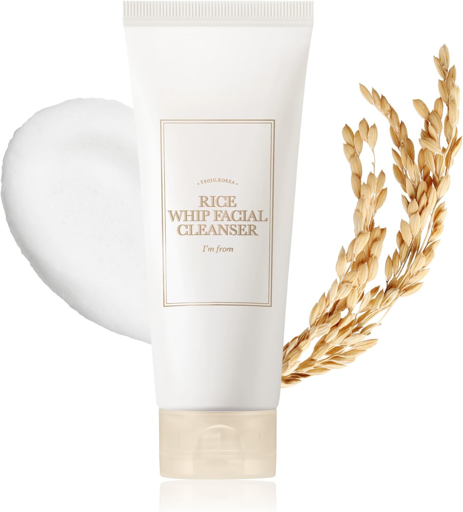 Amazon.com: I'm from Rice Whip Facial Cleanser, low-pH Korean Rice ...