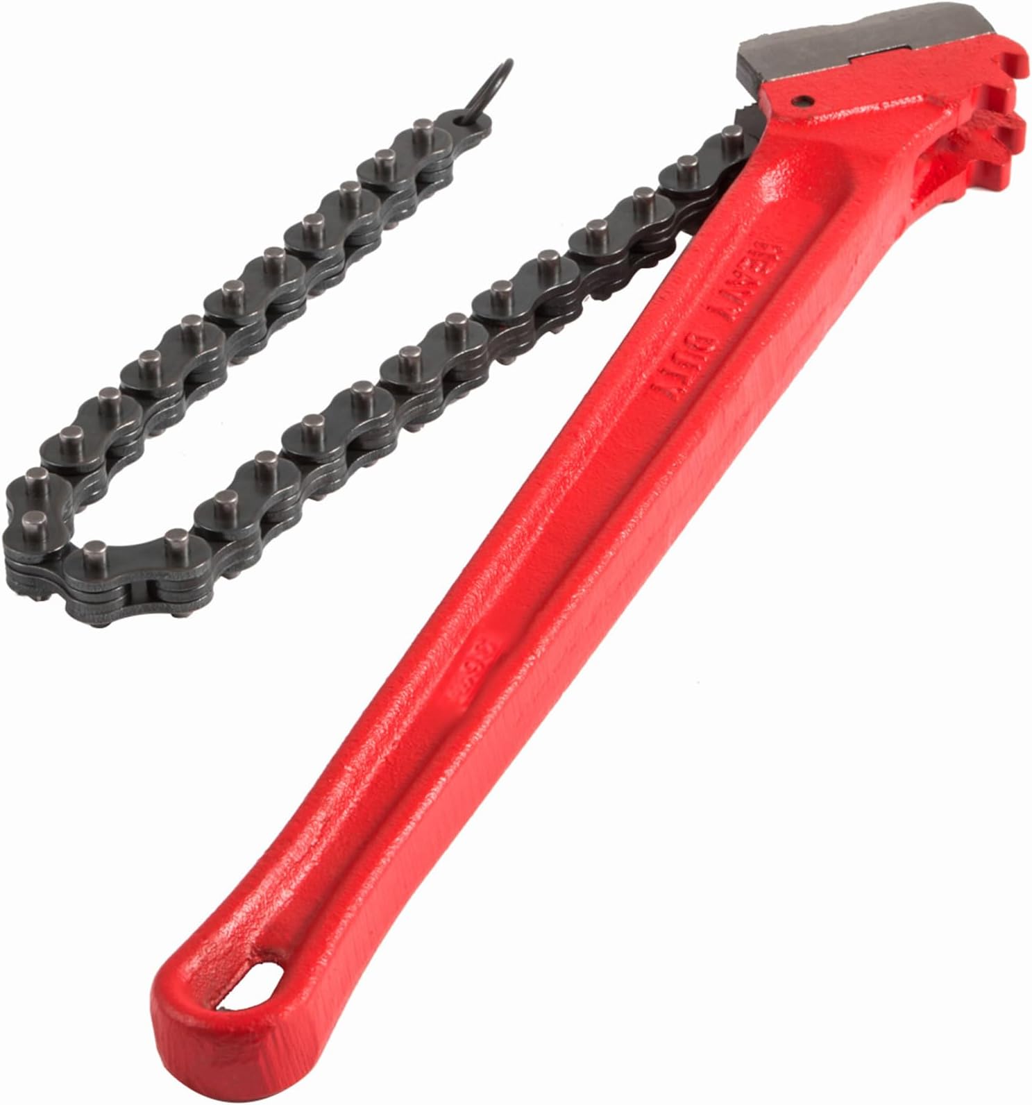 KARRYTON 64" Chain Pipe Wrench, Fits 2"-12" Pipe Diameters, 55" Chain ...