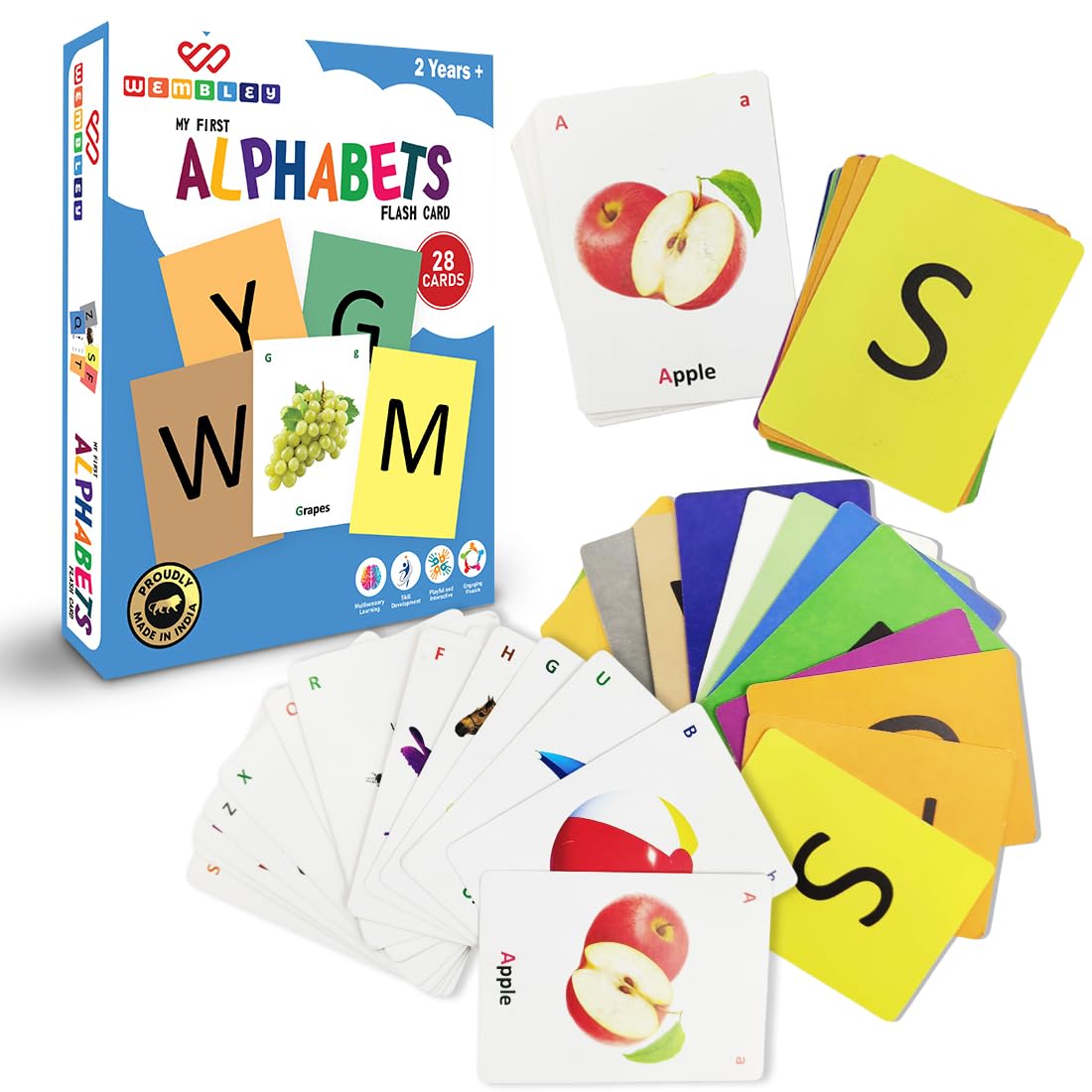 Buy Wembley Flash Cards for Kids Toys 1 2 3 4 5 Years Babies Boys Girls ...