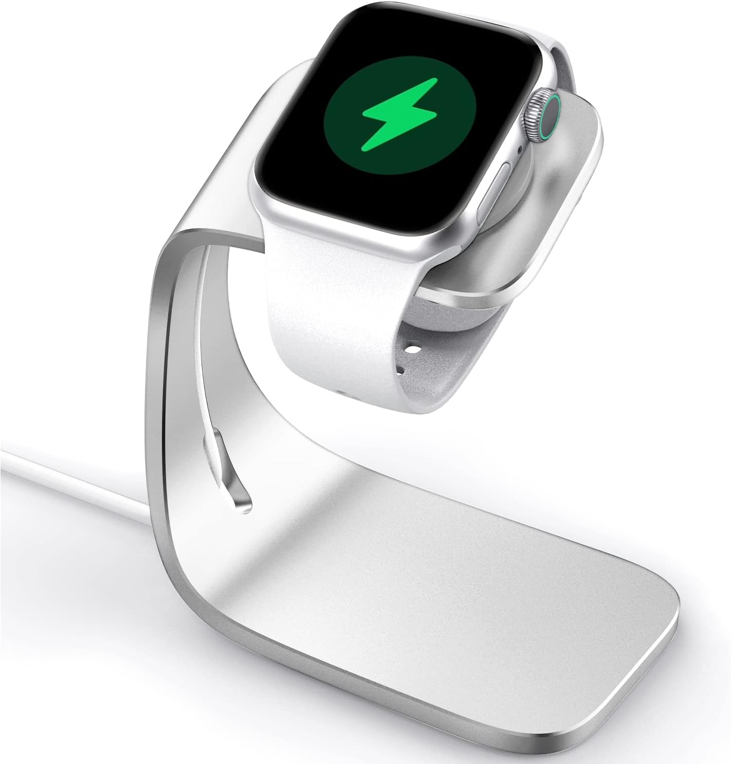 Amazon.com: Laxarmer Aluminum Stand for Apple Watch,Desk Charger Holder ...