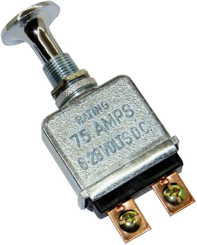 Amazon.com: Heavy Duty Push Pull Switch 75 AMP at 12 Volt for Big ...