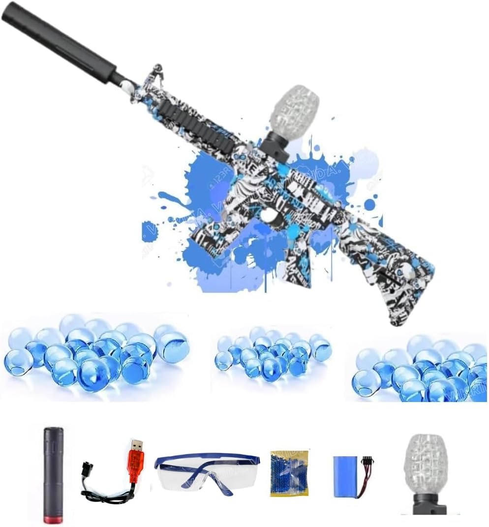 WBD Electric M416 Small Balls Blaster Gun with 5000 Small Ballss ...