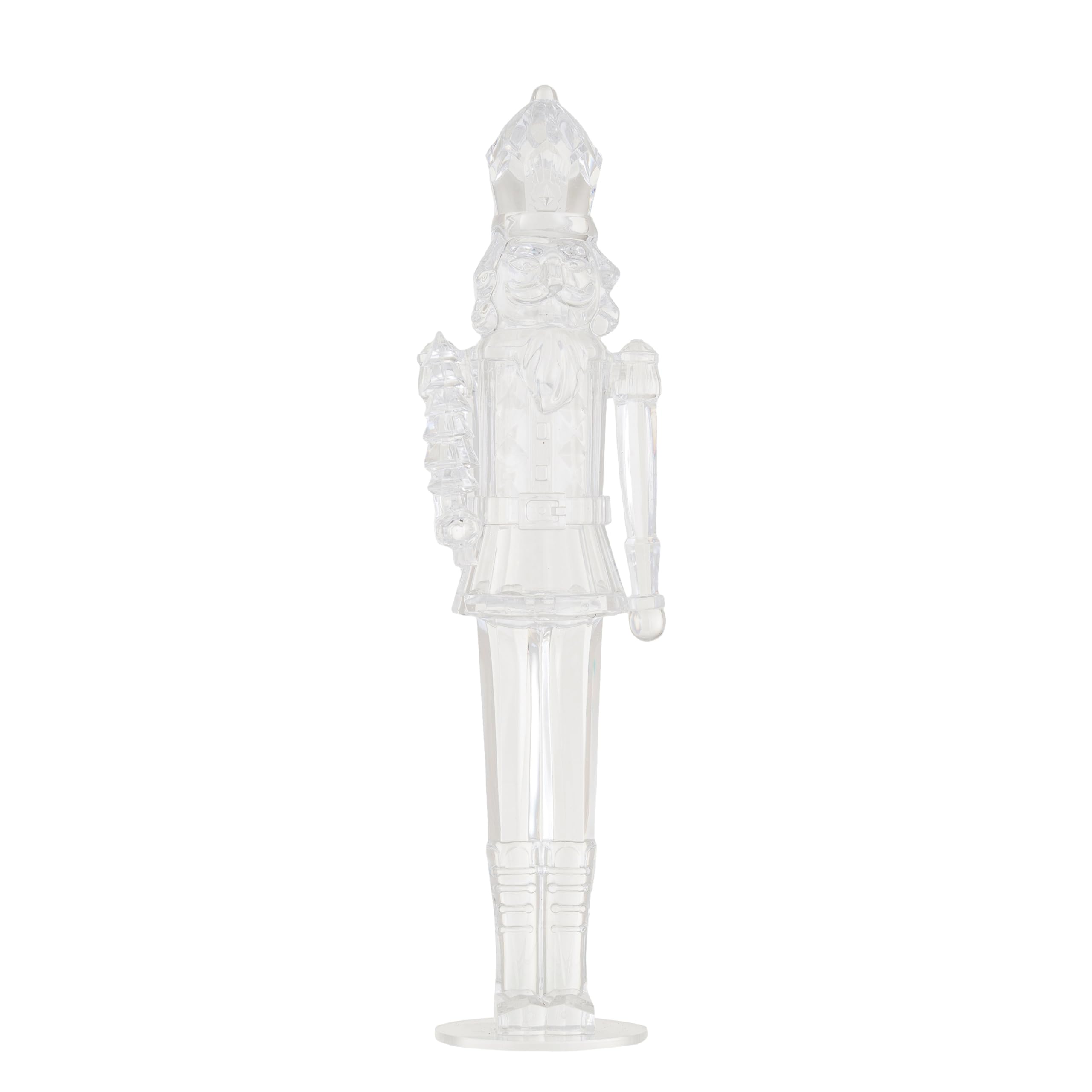 Amazon.com: Creative Co-Op Acrylic Nutcracker Decor, Clear : Home & Kitchen
