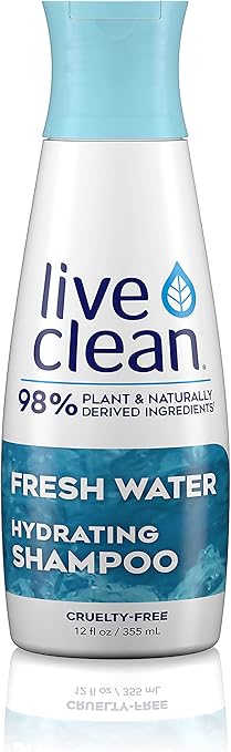 Live Clean Shampoo, Hydrating Fresh Water, 350 mL : Amazon.ca: Health ...