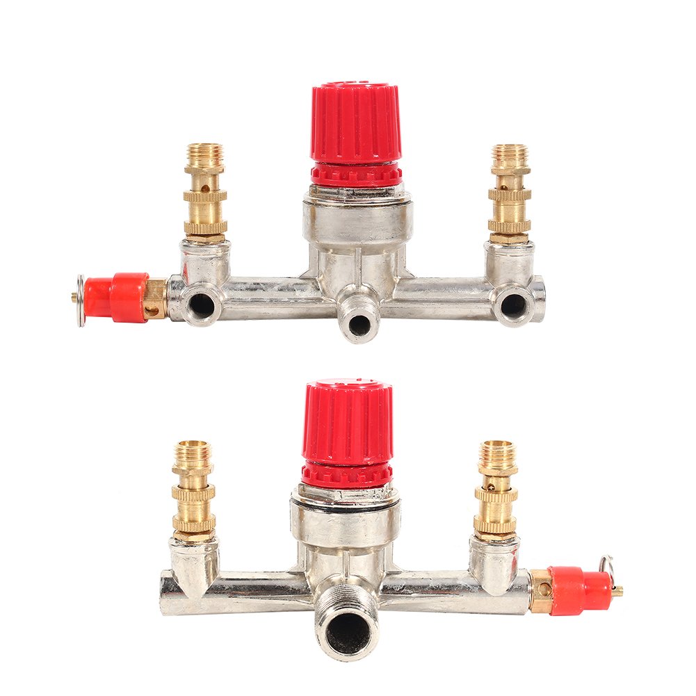 Snapklik.com : Double Outlet Tube Alloy Air Compressor Switch Pressure ...