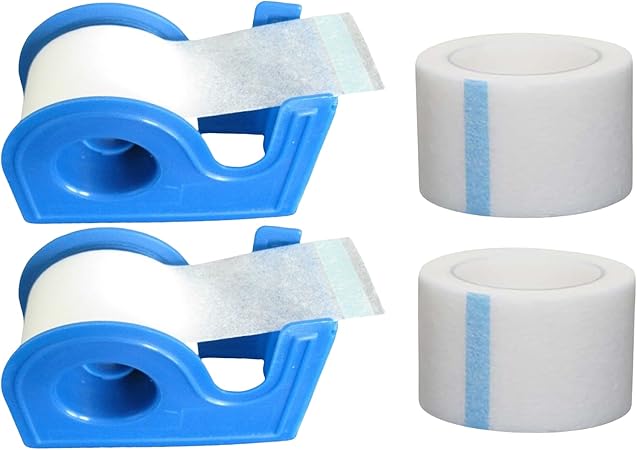 Amazon.com: Rose Romee 2 Rolls Surgical Medical Tape with Dispenser 2 ...