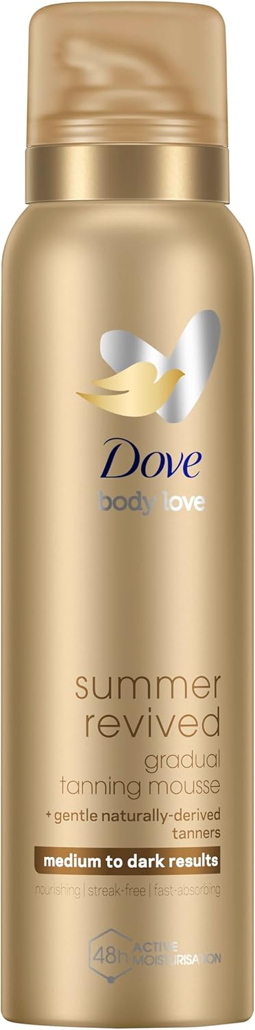 Dove Summer Revived Medium to Dark Gradual Tanning Mousse – Self-Tan ...