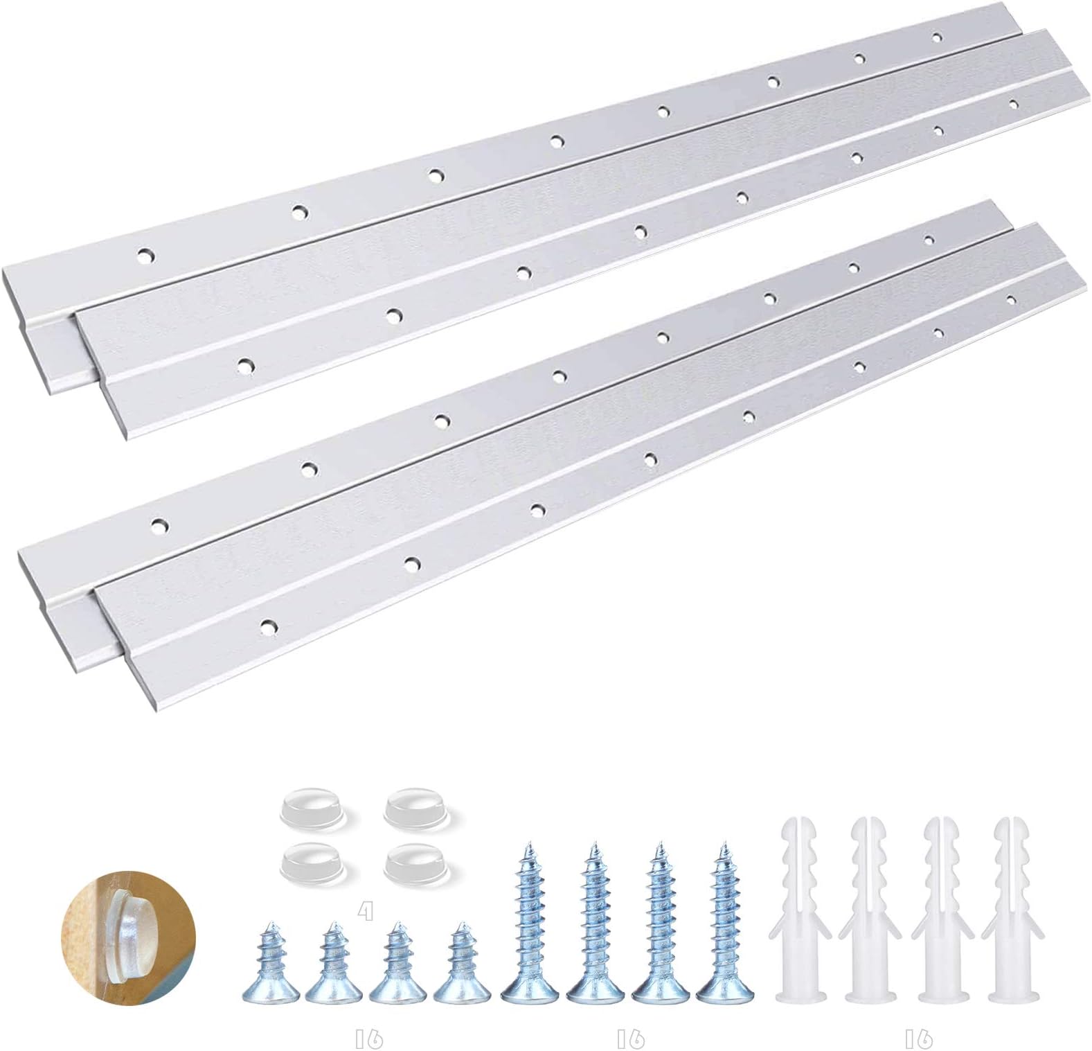 Heavy Duty Picture & Mirror Hanger Z Bar French Cleat 18"/450mm + Easy ...