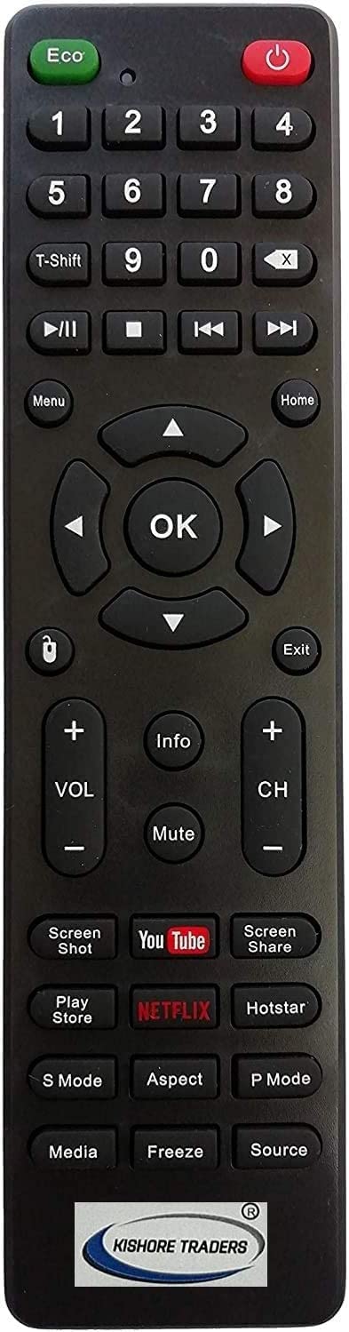Buy Kishore Traders Compatible Remote Control for Visio World VW Smart ...