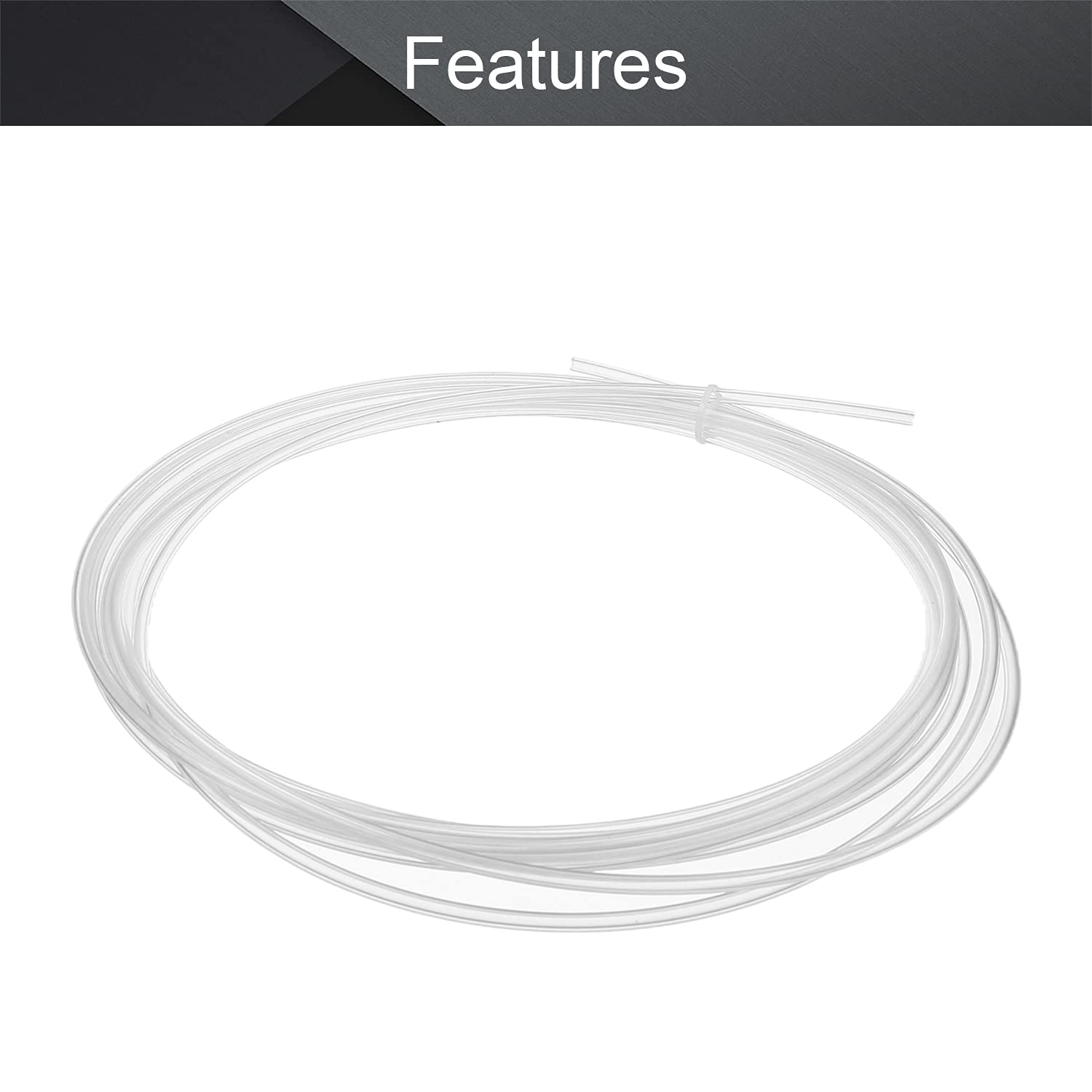 Snapklik.com : 1Pcs 16.4ft Length PTFE Teflon Bowden Tube, 2mm ID X 4mm ...