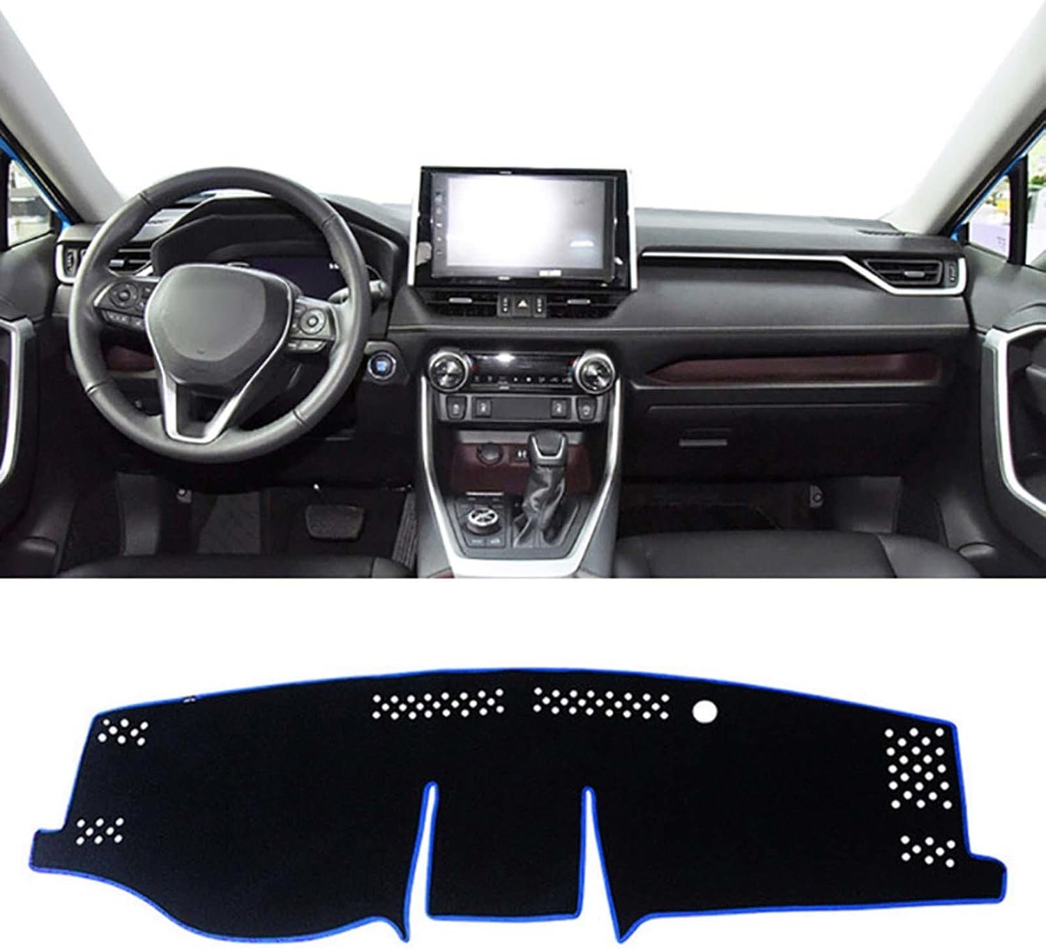Amazon.com: GKFML Car Dashboard Sun Shade Cover Instrument Desk Mat ...